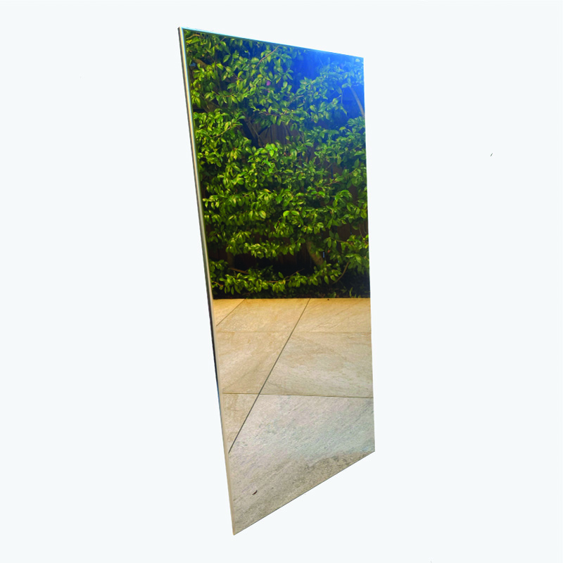 Plaster & Clay Arrestors: STAINLESS STEEL SPLASHBACK MIRROR